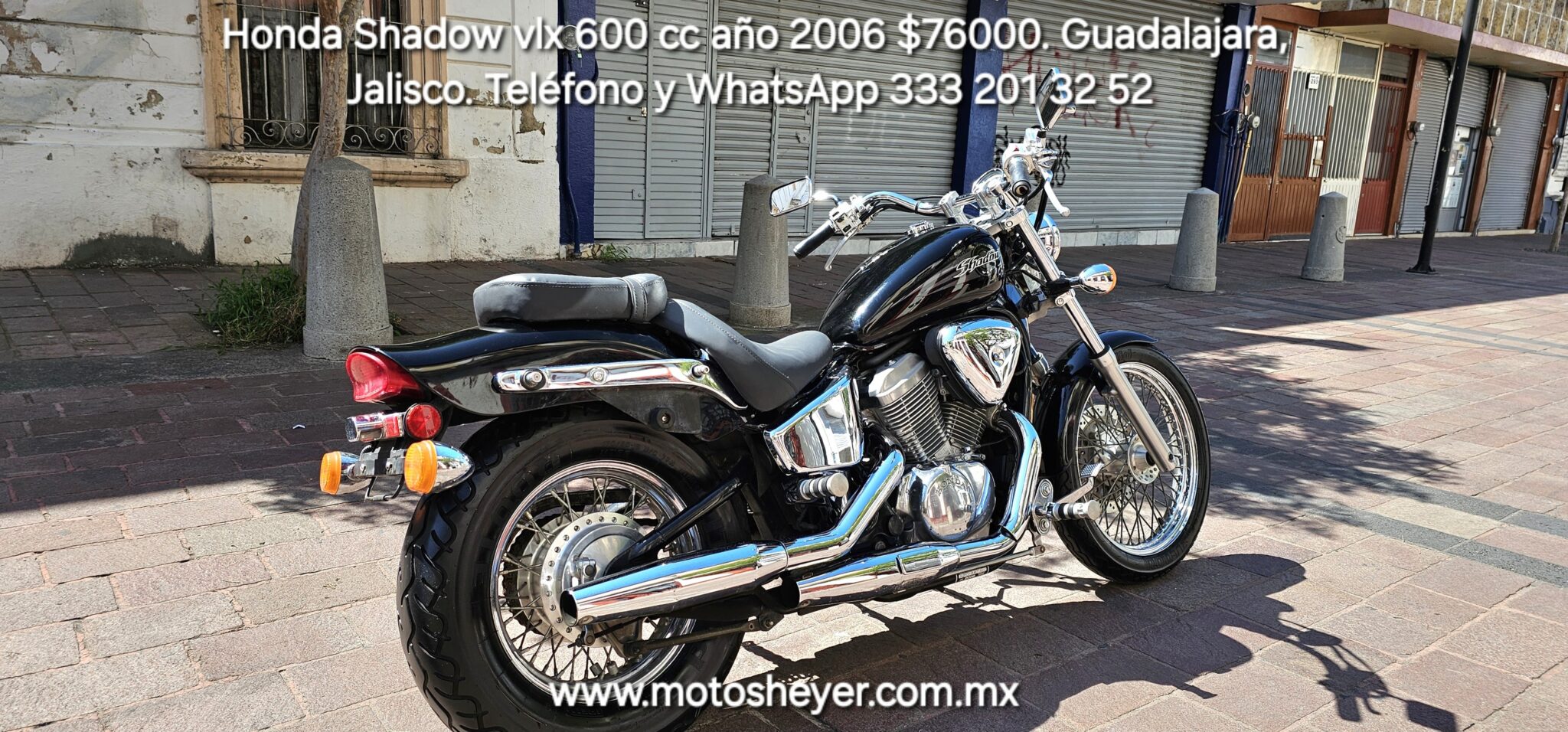 Honda Shadow vlx 600 cc año 2006 vin 0637 millas 38076 – Motos Heyer