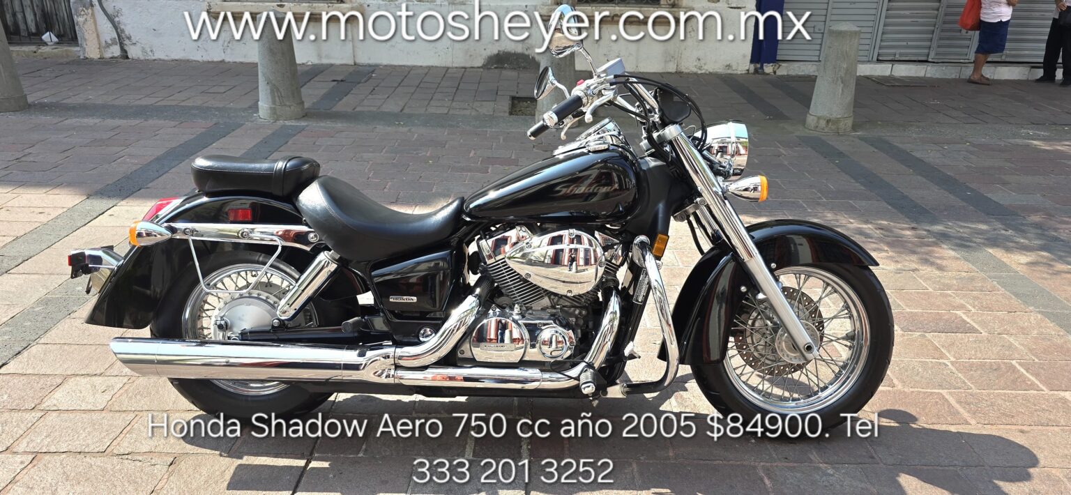 Honda Shadow Aero 750 cc año 2005 vin 4432 millas 15375 – Motos Heyer